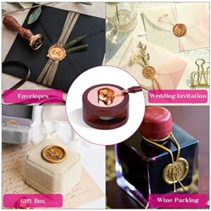 Sealing Wax, Paxcoo 312pcs Sealing Wax Kit with Wax Seal Beads, Wax Seal Warmer, Wax Spoon and Tealight Candles for Wax Stamp Letter Sealing