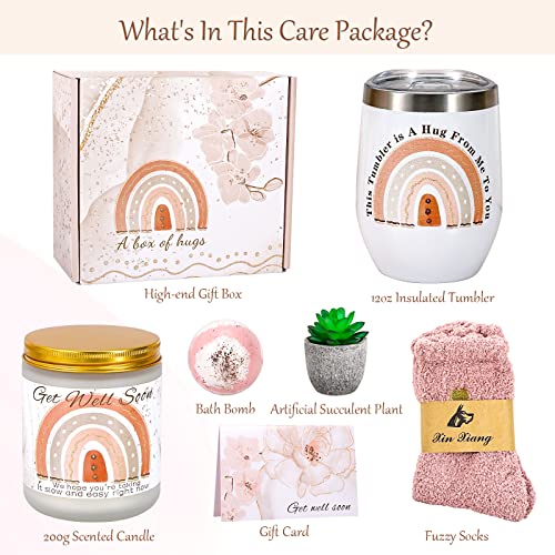 Get Well Soon Gifts for Women，Care Package For Women Get Well Soon Gifts Baskets Feel Better Soon Gifts Sympathy Gifts Thinking of You Birthday Gifts for Women Sick Friends