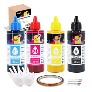 koala sublimation ink refill bottle compatible with et-2720 et-2760 et-2800 et-2803 et-2850 et-3760 wf-7710 wf-7720 c68 c88 for heat transfer on mugs, polyester shirts, mat, etc