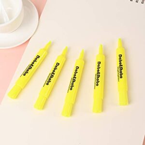 Yellow highlighter, 24 Pack -bright color, chisel tip, for Adults Kids Highlighting in the Home School Office-Short …