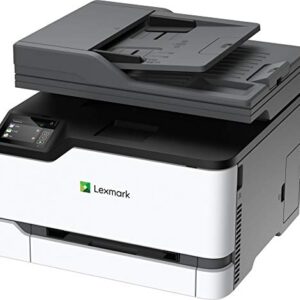 Lexmark MC3326adwe Color Multifunction Laser Printer with Print, Copy, Fax, Scan and Wireless Capabilities, Two-Sided Printing with Full-Spectrum Security and Prints Up to 26 ppm (40N9060)