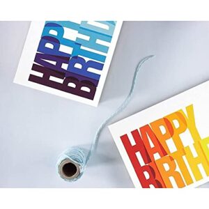 Best Paper Greetings 48 Pack Happy Birthday Cards Bulk Box Set with Envelopes, Blank Inside for Students, Work, Office (6 Designs, 4x6)