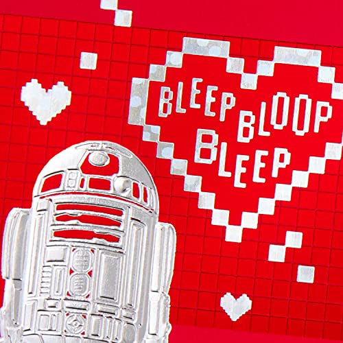 Hallmark Valentine's Day Card (Star Wars R2-D2 and Hearts)