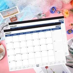 2023-2024 Desk Calendar, 18 Month Desk Calendar/Wall Calendar Combo, 22" x 17", January 2023-June 2024, Highlight Holidays, Planning Calendar, Thick Paper