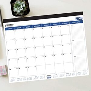 2023-2024 Desk Calendar, 18 Month Desk Calendar/Wall Calendar Combo, 22" x 17", January 2023-June 2024, Highlight Holidays, Planning Calendar, Thick Paper