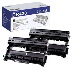 dr420 dr 420 drum unit replacement for brother dr420 dr-420 drum unit use with brother hl-2270dw hl-2280dw mfc-7360n drum mfc 7860dw drum hl-2130 hl-2220 hl-2230 printer(2 black)