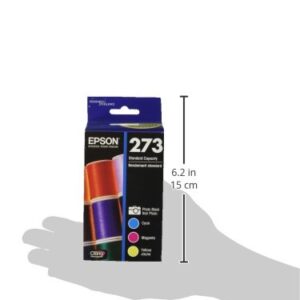 EPSON T273 Claria Ink Standard Capacity Photo Black & Color Combo Pack (T273520-S) for select Epson Expression Premium Printers