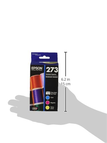 EPSON T273 Claria Ink Standard Capacity Photo Black & Color Combo Pack (T273520-S) for select Epson Expression Premium Printers