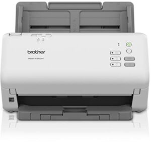 Brother ADS-4300N Professional Desktop Scanner with Fast Scan Speeds, Duplex, and Networking