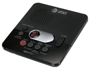 att digital answering system black 1740