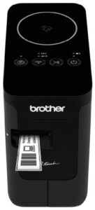 brother p-touch, ptp750w, wireless label maker, nfc connectivity, usb interface, mobile device printing, black