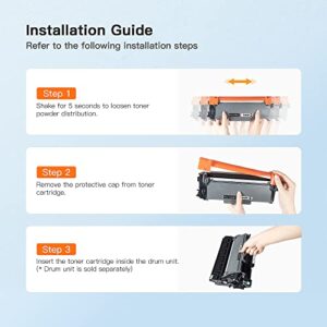 E-Z Ink (TM) Compatible Toner Cartridge Replacement for Brother TN450 TN420 TN-450 TN-420 Compatible with HL-2270DW HL-2280DW HL-2230 HL-2240 MFC-7360N MFC-7860DW DCP-7065DN Intellifax 2840(4 Black)