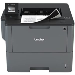 brother hl-l6300dwb wireless single-function monochrome laser printer, gray – print only – 48 ppm, 1200 x 1200 dpi, 8.5 x 14, 256mb memory, auto duplex printing, 520 sheet, ethernet