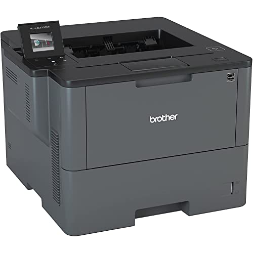 Brother HL-L6300DWB Wireless Single-Function Monochrome Laser Printer, Gray - Print only - 48 ppm, 1200 x 1200 dpi, 8.5 x 14, 256MB Memory, Auto Duplex Printing, 520 Sheet, Ethernet