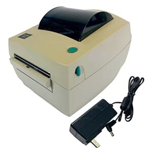 zebra ups lp2844 direct thermal barcode printer usb serial parallel 120765-001 with adapter