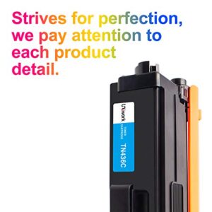 Uniwork Compatible Toner Cartridge Replacement for Brother TN436 TN 436 TN436BK TN433 use with MFC-L8900CDW HL-L8360CDW HL-L8260CDW MFC-L8610CDW MFC-L9570CDW HL-L9310CDW Printer Tray (4 Pack)