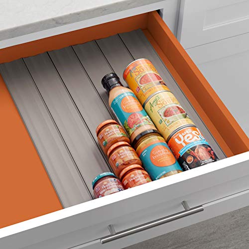 YouCopia SpiceLiner Spice Rack Drawer Organizer (Universal Fit 10’ Roll)