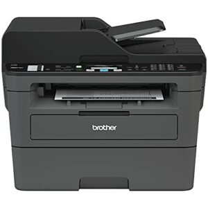 Brother MFC-L26 90DW Series Compact Wireless Monochrome Laser All-in-One Printer - Print Copy Scan Fax - Mobile Printing - Auto Duplex Printing - ADF - Print Up to 26 Pages/Min + HDMI Cable