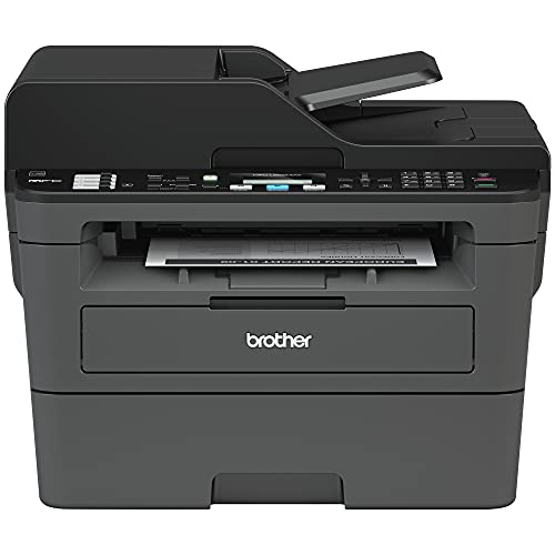 Brother MFC-L26 90DW Series Compact Wireless Monochrome Laser All-in-One Printer - Print Copy Scan Fax - Mobile Printing - Auto Duplex Printing - ADF - Print Up to 26 Pages/Min + HDMI Cable