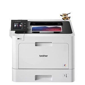 brother hl-l83 60cdw series business wireless color laser printer – auto duplex printing – mobile printing – up to 33 pages/min – 2.7 inch color touchscreen + hdmi cable