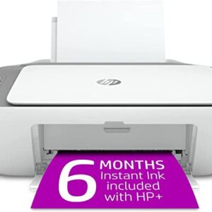 HP DeskJet 27 55e Inkjet All-in-One Color Printer I Print Copy Scan I Wireless & Mobile Printing I USB Connectivity I Up to 5.5 ppm I Up to 4800 x 1200 dpi + Printer Cable