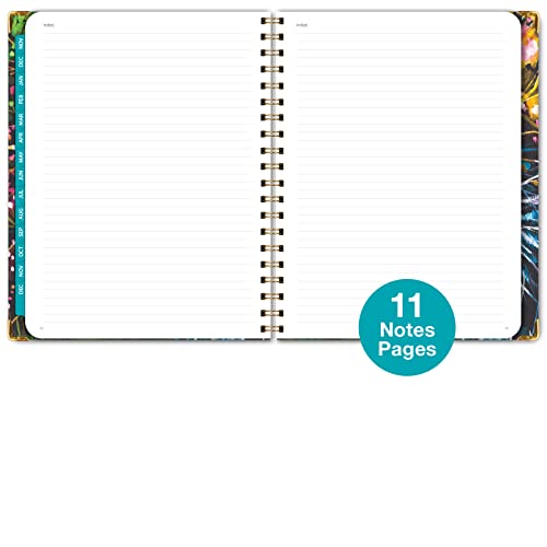 HARDCOVER 2023 Planner: (November 2022 Through December 2023) 8.5"x11" Daily Weekly Monthly Planner Yearly Agenda. Bookmark, Pocket Folder and Sticky Note Set (Black Tree Seasons)