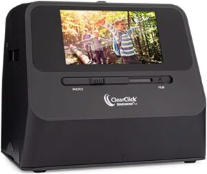 clearclick quickconvert 2.0 photo, slide, and negative scanner – scan 4×6 photos & 35mm, 110, 126 film – no computer required – 22 megapixels