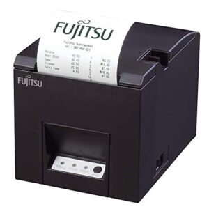 fujitsu fp-2000 high speed direct thermal printer usb – monochrome – desktop – receipt print – barcode label – supports windows, opos, java pos, cups linux, android & ios