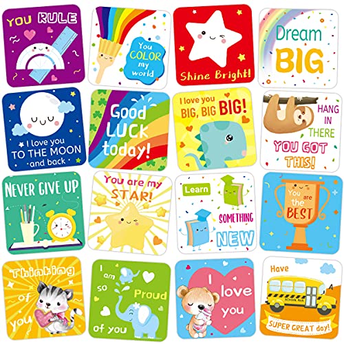 60 Lunch Box Notes for Kids Cute Motivational and Inspirational Thinking of You Cards for Boy’s and Girl’s Lunchbox