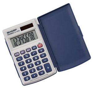 sharp electronics 8-digit twin powered calculator (el-243s/el-243sb)