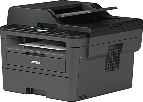 Brother DCP-L25 Series Monochrome All-in-One Laser Printer for Home Office, Print, Scan, Copy, Wireless, 36 ppm, 2400 x 600 dpi, Automatic Duplex Printing, with MTC Printer Cable