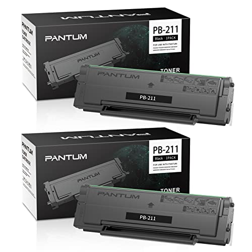 Pantum PB-211 Toner Cartridge Black 2 Pack Replacement P2500W, P2502W, M6550NW, M6600NW, M6552NW, M6602NW