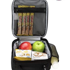 Dickies Basic Insulated Lunch Bag for School and Work, Thermal Reusable Office Lunch Box for Kids, Boys, Girls, Men, Women (Black)