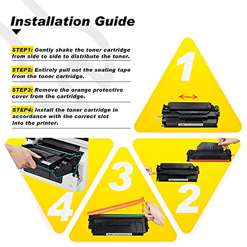 V4INK 2-Pack Compatible 26X Toner Cartridge Replacement for HP 26X CF226X 26A CF226A Toner High Yield Black Ink for HP Pro M402n M402dn M402dne M402dw MFP M426fdw M426fdn M426dw M402 M426 Printer