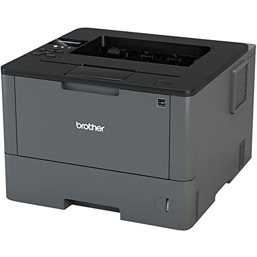 Brother HL-L5200DW Wireless Monochrome Single-Function Laser Printer - Print only - 42 ppm, 1200 x 1200 dpi, Auto Duplex Printing, 8.5" x 14", 256MB Memory, Ethernet, 1-line LCD