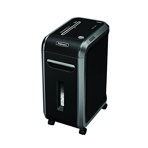 Fellowes 4609001 Powershred 99Ms 14-Sheet Micro-Cut Heavy Duty Paper Shredder with Auto Reverse, Black/Dark Silver, 25.2" x 11.4" x 17.3"