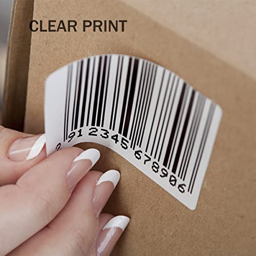 Hybsk 3x2 inch Direct Thermal Labels for Barcodes, Address, Compatible with Rollo Label Printer & Zebra Desktop Printers (3"x2",White)