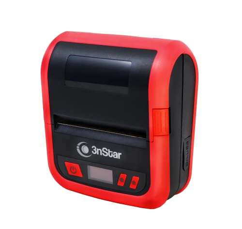 3nStar 80mm (3") Portable Direct Thermal Receipt and Label Printer Bluetooth/USB, ESC/POS, ZPL - PPT305BT