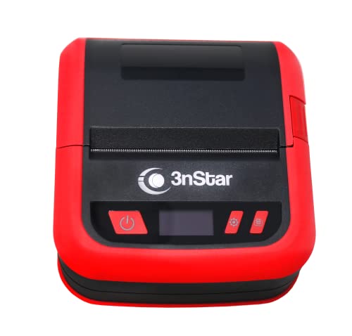 3nStar 80mm (3") Portable Direct Thermal Receipt and Label Printer Bluetooth/USB, ESC/POS, ZPL - PPT305BT