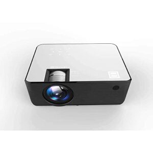 RCA Roku Smart Home Theater Projector - Stream Netflix, Prime Video, Hulu, Disney+, Apple TV+ and More - Portable Projector Compatible with TV, PC, HDMI, USB, VGA - Living Room/Backyard Projector