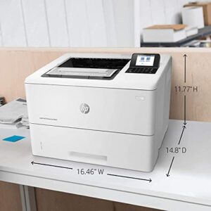 HP Laserjet Enterprise M507n Single-Function Wired Monochrome Laser Printer - Black/White Print Only - 2.7" LCD, 45 ppm, 1200 x 1200 dpi, Manual Duplex Printing, USB and Ethernet, Cbmou Printer Cable