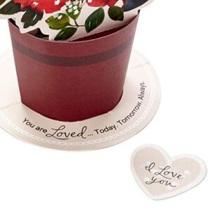 Hallmark Paper Wonder Pop Up Valentines Day Card, Displayable Bouquet (Today, Tomorrow, Always)