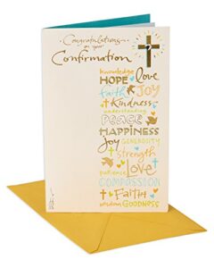 american greetings confirmation card (congratulations)