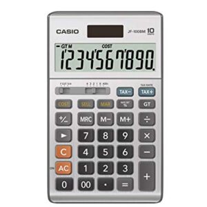 Casio Inc. JF-100BM Standard Function Calculator,Multicolor