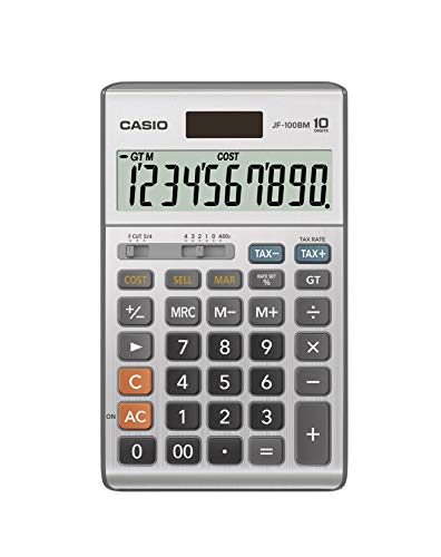 Casio Inc. JF-100BM Standard Function Calculator,Multicolor