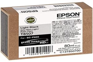 epson t850700 t850 ultrachrome hd light black -ink