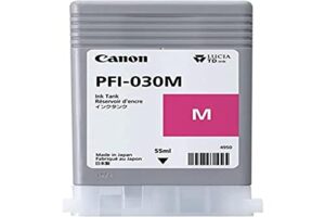 canon pfi-030m – 55 ml – magenta – originale – réservoir d’encre – pour imageprograf ta-20, ta-20 mfp l24ei, ta-30