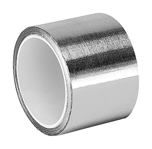 Scotch 3311 Aluminum Foil Tape - 2 in. x 5YD. Vapor Resistant Silver Foil Tape Roll with Thermal Conductivity, Rubber Adhesive