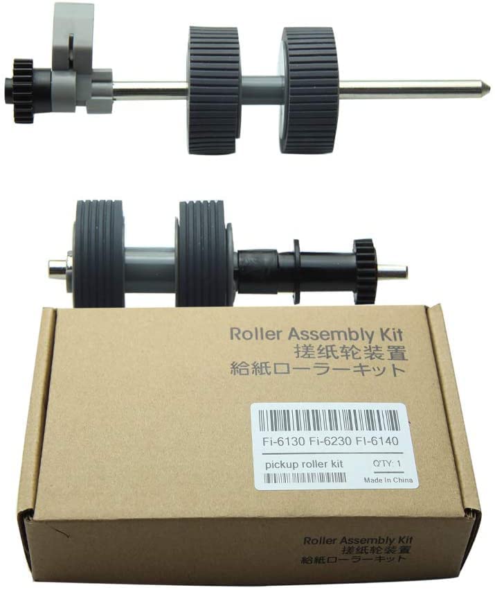 PA03540-0001 Brake Roller & PA03540-0002 Pick Roller for Fujitsu Scanner Fi-6130 Fi-6130Z Fi-6230 Fi-6140 Fi-6240 Fi-6125 Fi-6225