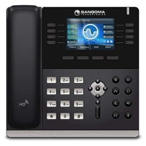 sangoma s505 voip phone with poe (or ac adapter sold separately), model: phon-s505